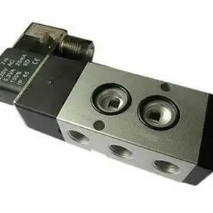 4V310-08B - VALVULA SIMPLES SOLENOIDE 5/2 VIAS 1/4 escape 1/4" MOLA ...
